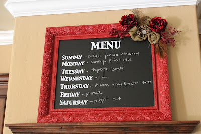 Menu makeover – Heather's Handmade Life