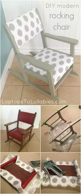 The modern rocking chair makeover – Heather's Handmade Life
