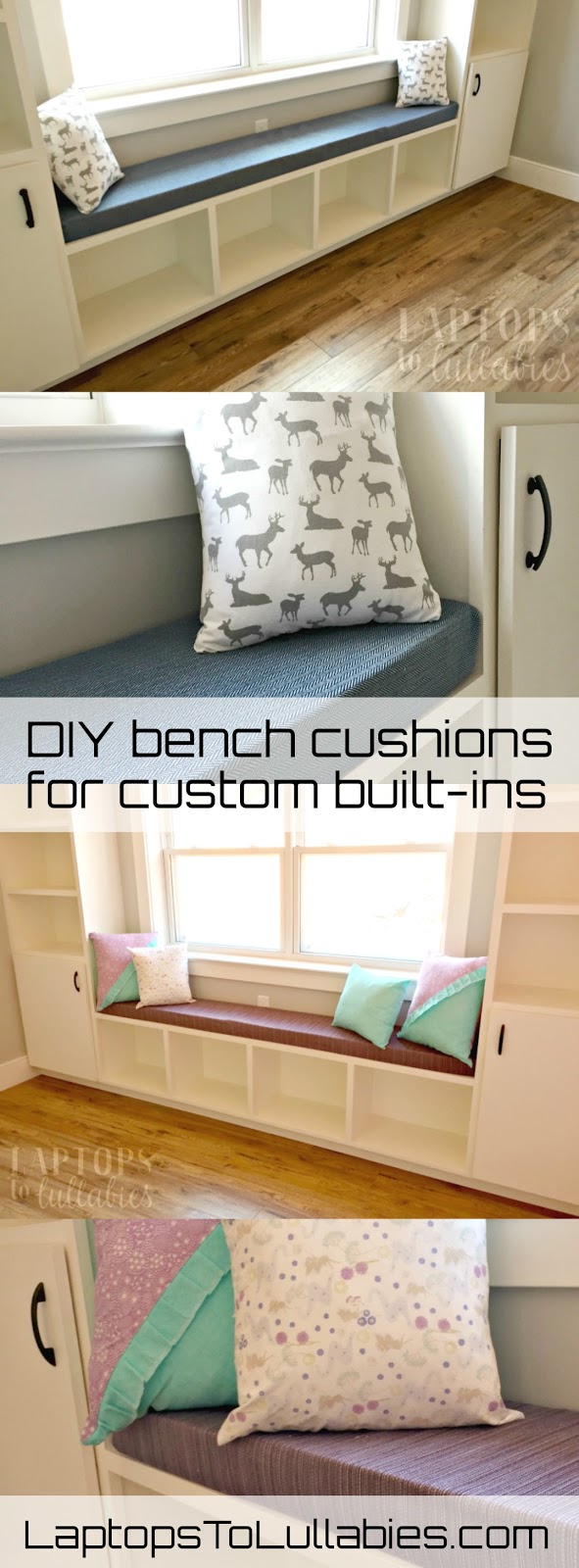 DIY bench cushions for built-ins – Heather's Handmade Life