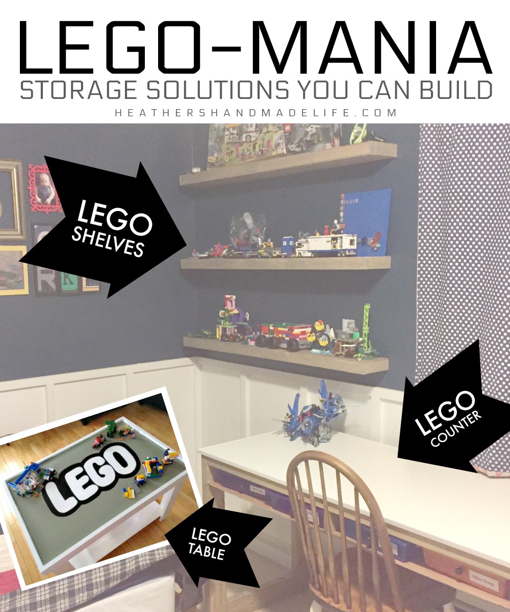 DIY Lego play table with storage – Heather's Handmade Life