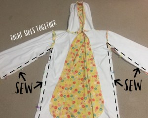 Super-soft reversible child’s robe – Heather's Handmade Life