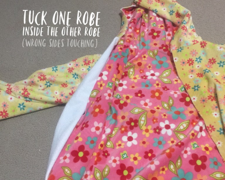 Super-soft reversible child’s robe – Heather's Handmade Life
