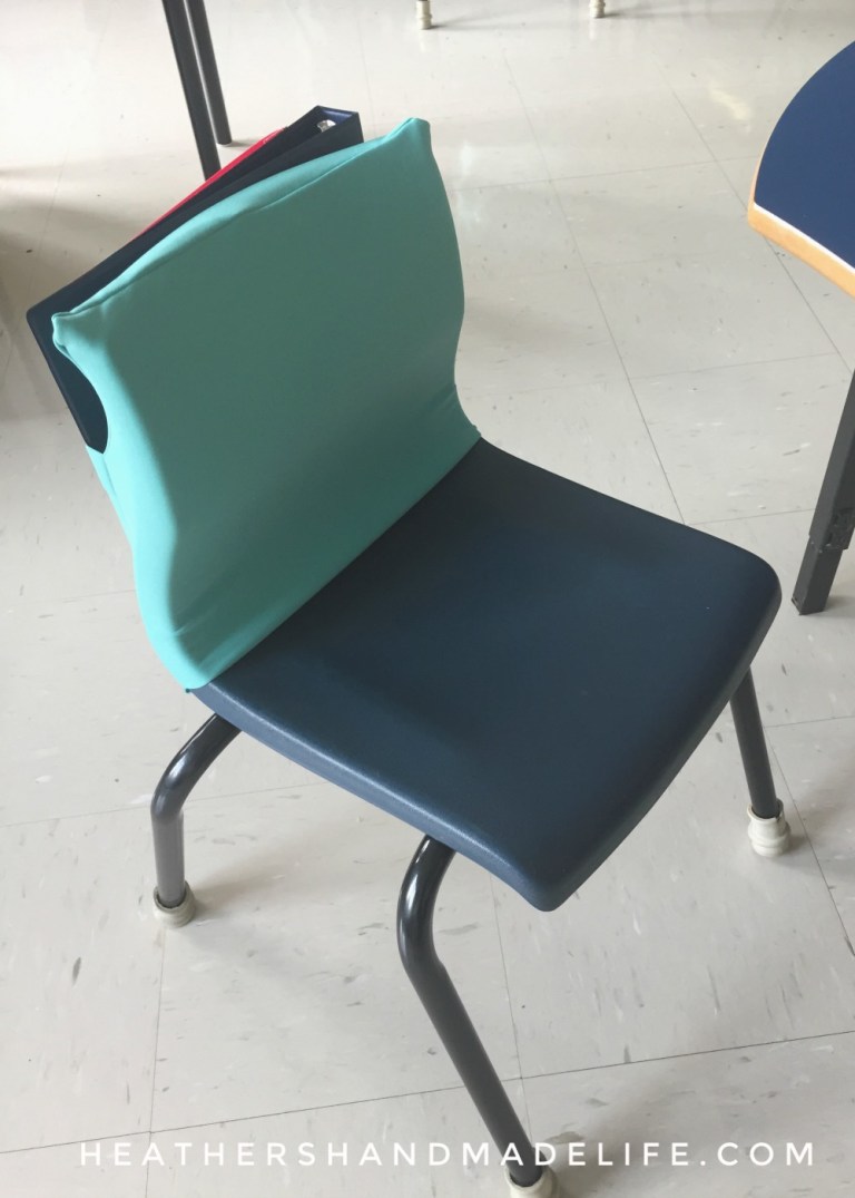 DIY chair pockets for classrooms – Heather's Handmade Life