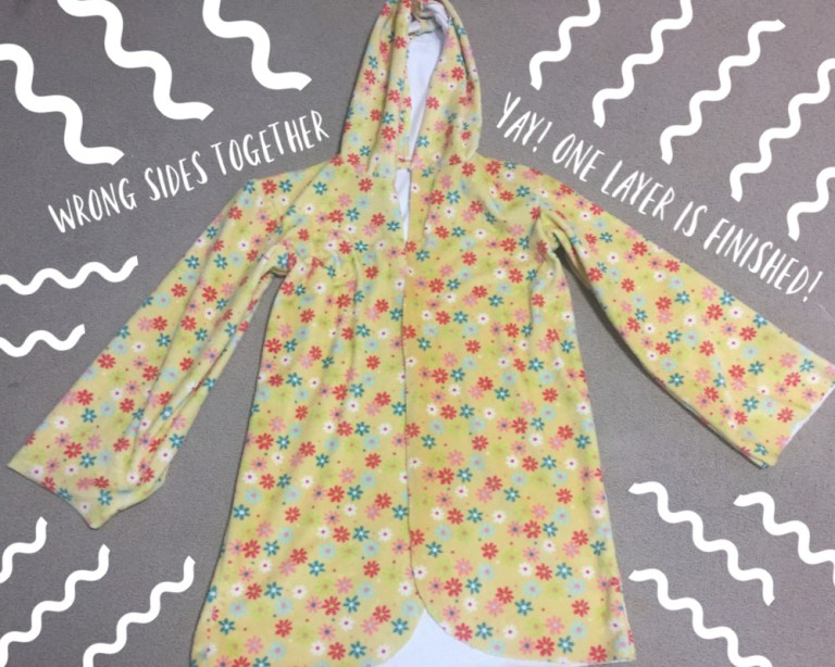 Super-soft reversible child’s robe – Heather's Handmade Life